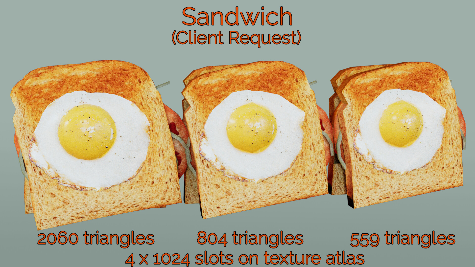 Casey DeWitt - Sandwich (Commission, Game Asset)