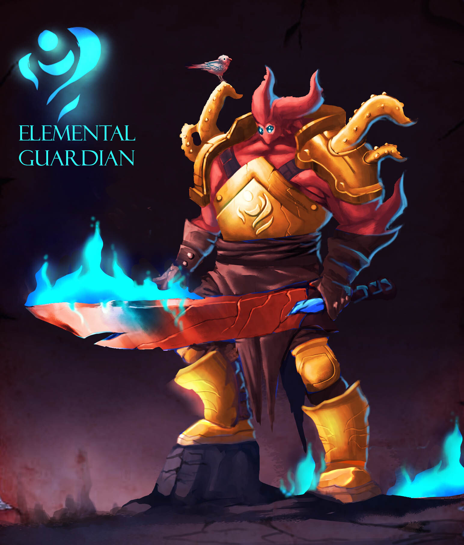 ArtStation - elemental guardian