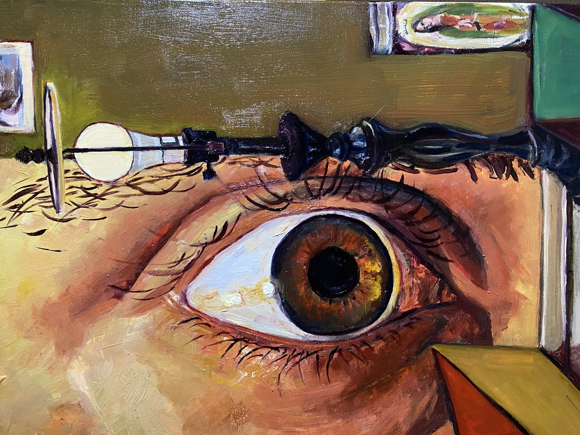 ArtStation - Lamp, eye, candle