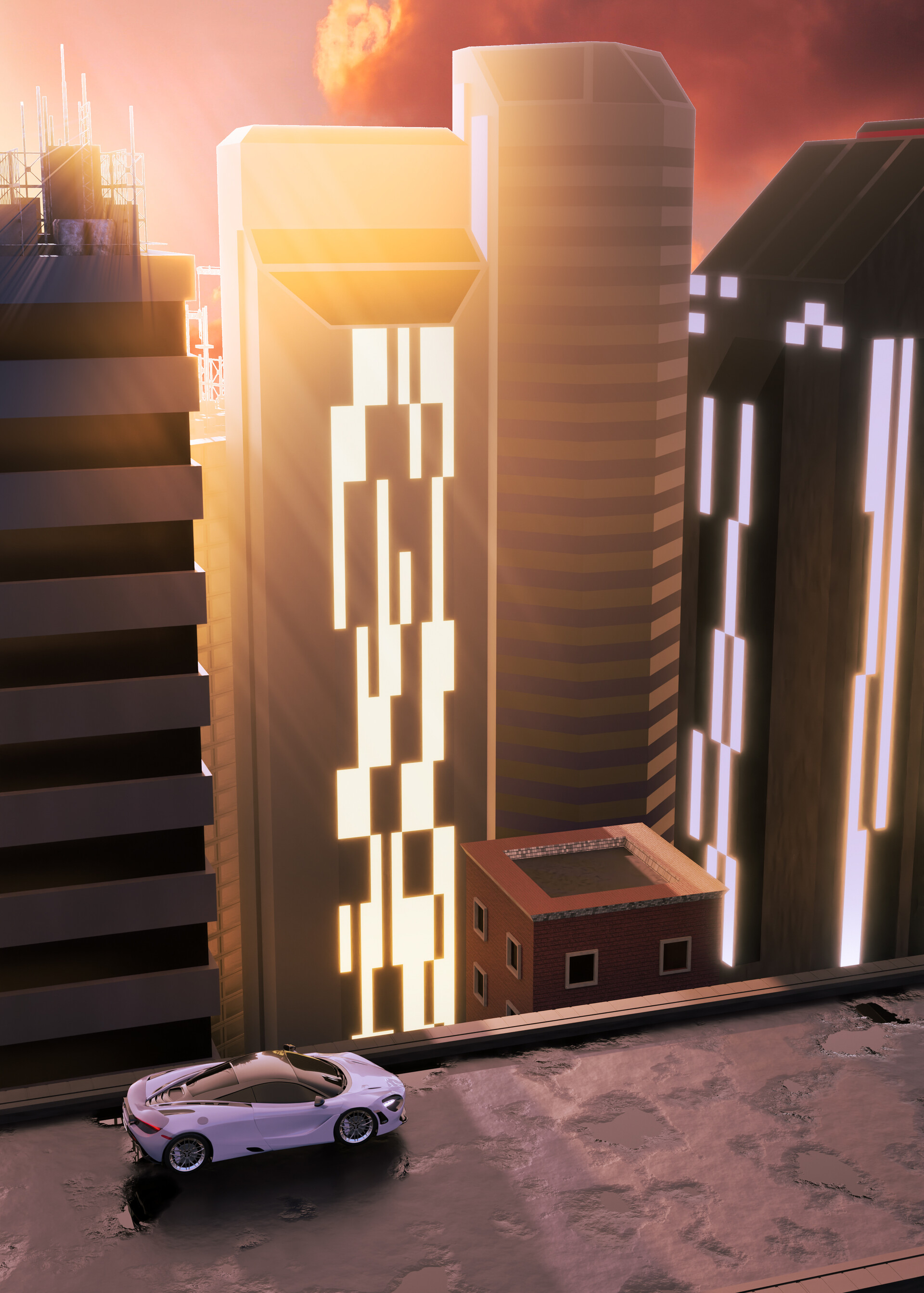 ArtStation - Rough City Roads