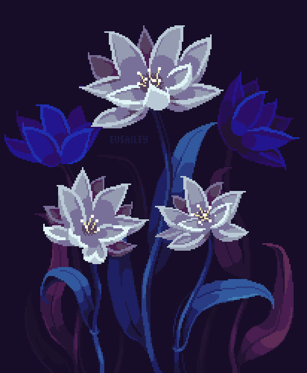 ArtStation - Lotus flowers
