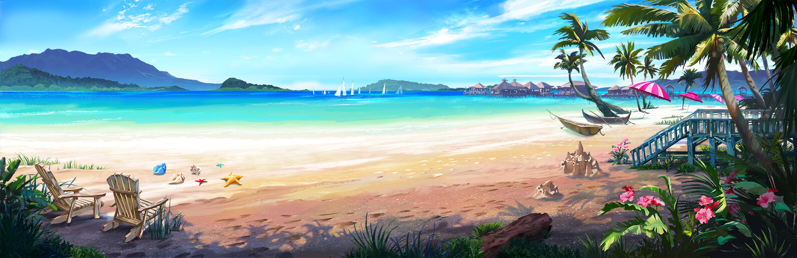 ArtStation - beach