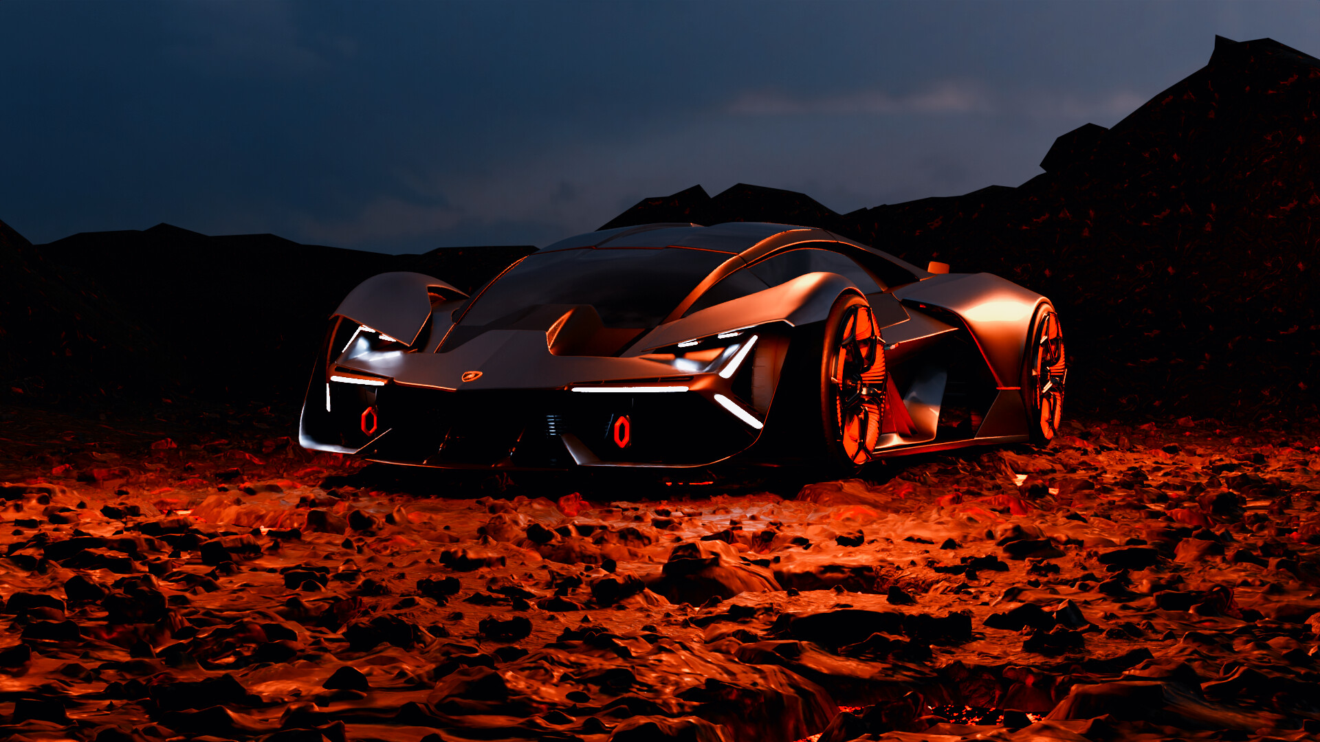 ArtStation - Lamborghini The Lambo V12