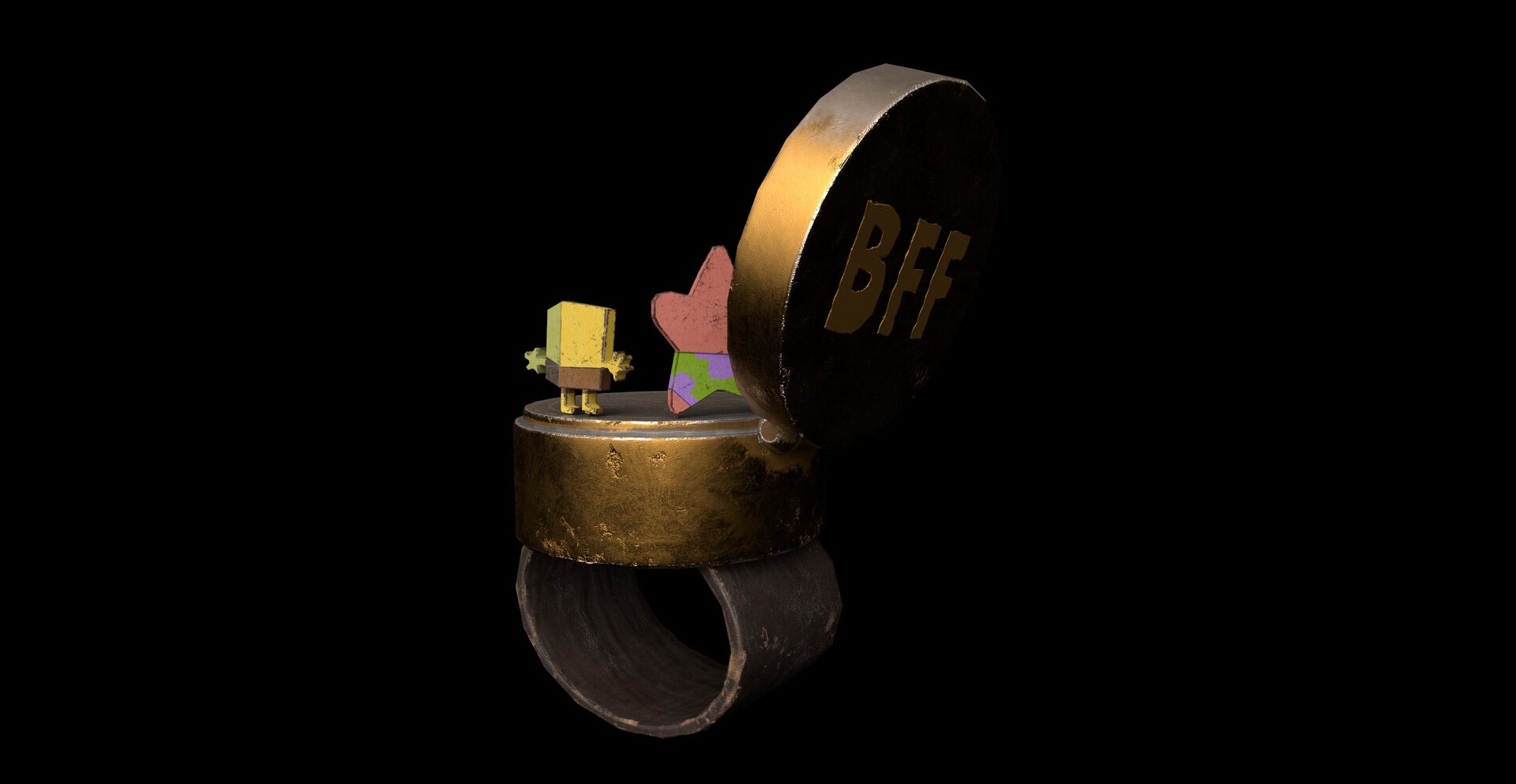 Edith - Spongebob & Patrick's Friendship Ring