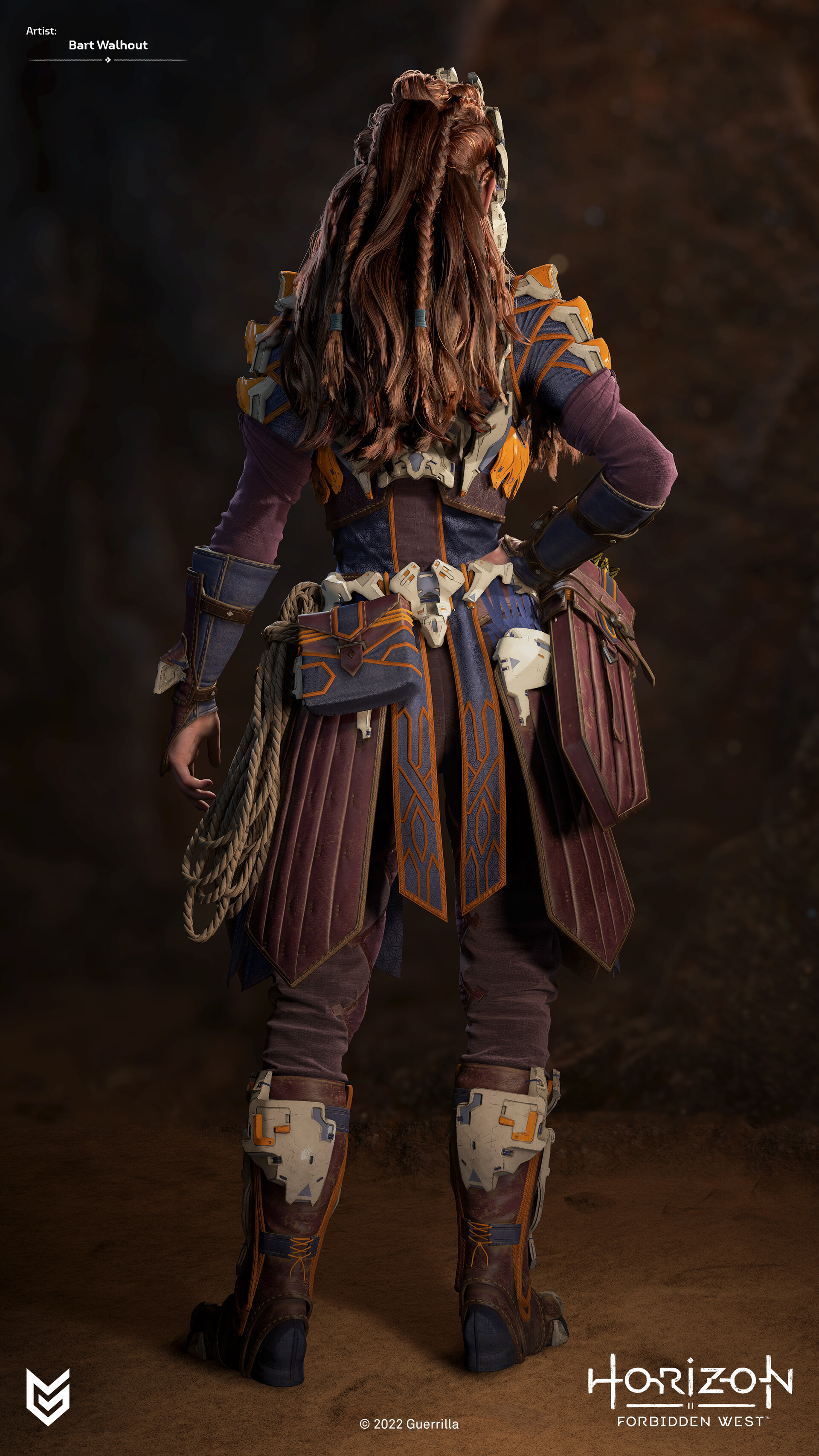 Bart Walhout - Horizon Forbidden West - Aloy Carja Behemoth