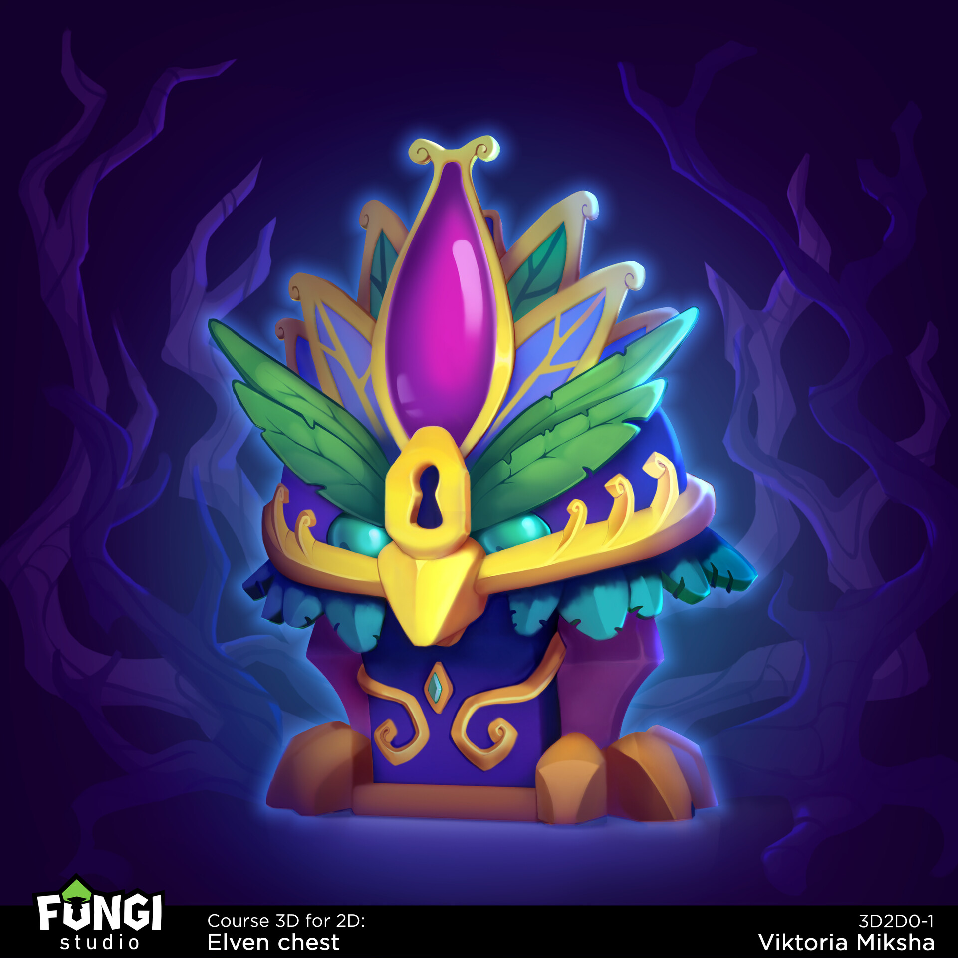 ArtStation - Elven chest