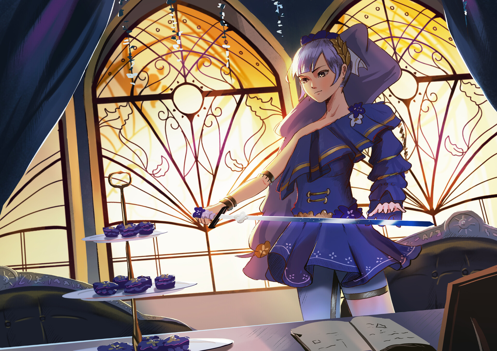 ArtStation - purple knight