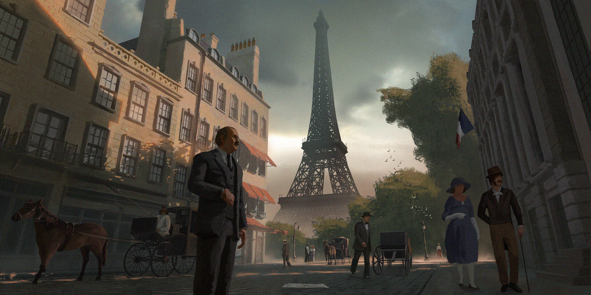 ArtStation - 7 Wonders - Eiffel Tower