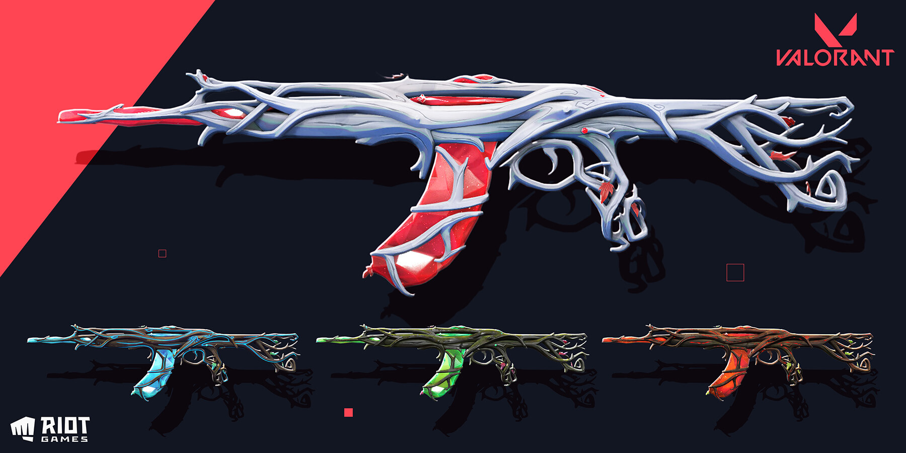RABCAT GAME ART - VALORANT- 'Gaia´s Vengance' Weapon Skins
