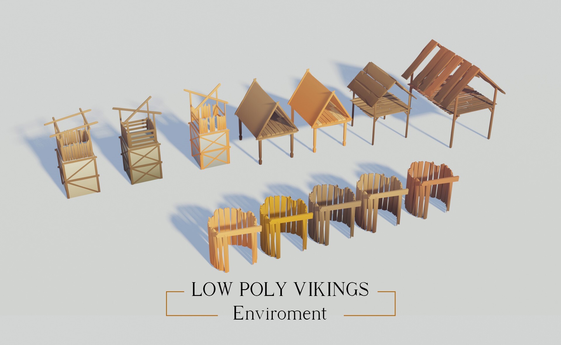 ArtStation - Low Poly Viking Pack