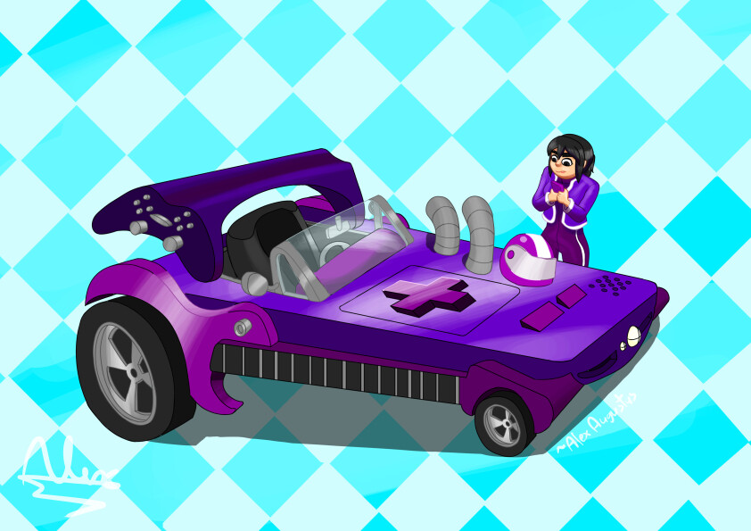 ArtStation - Rock n Roll Gamer Car