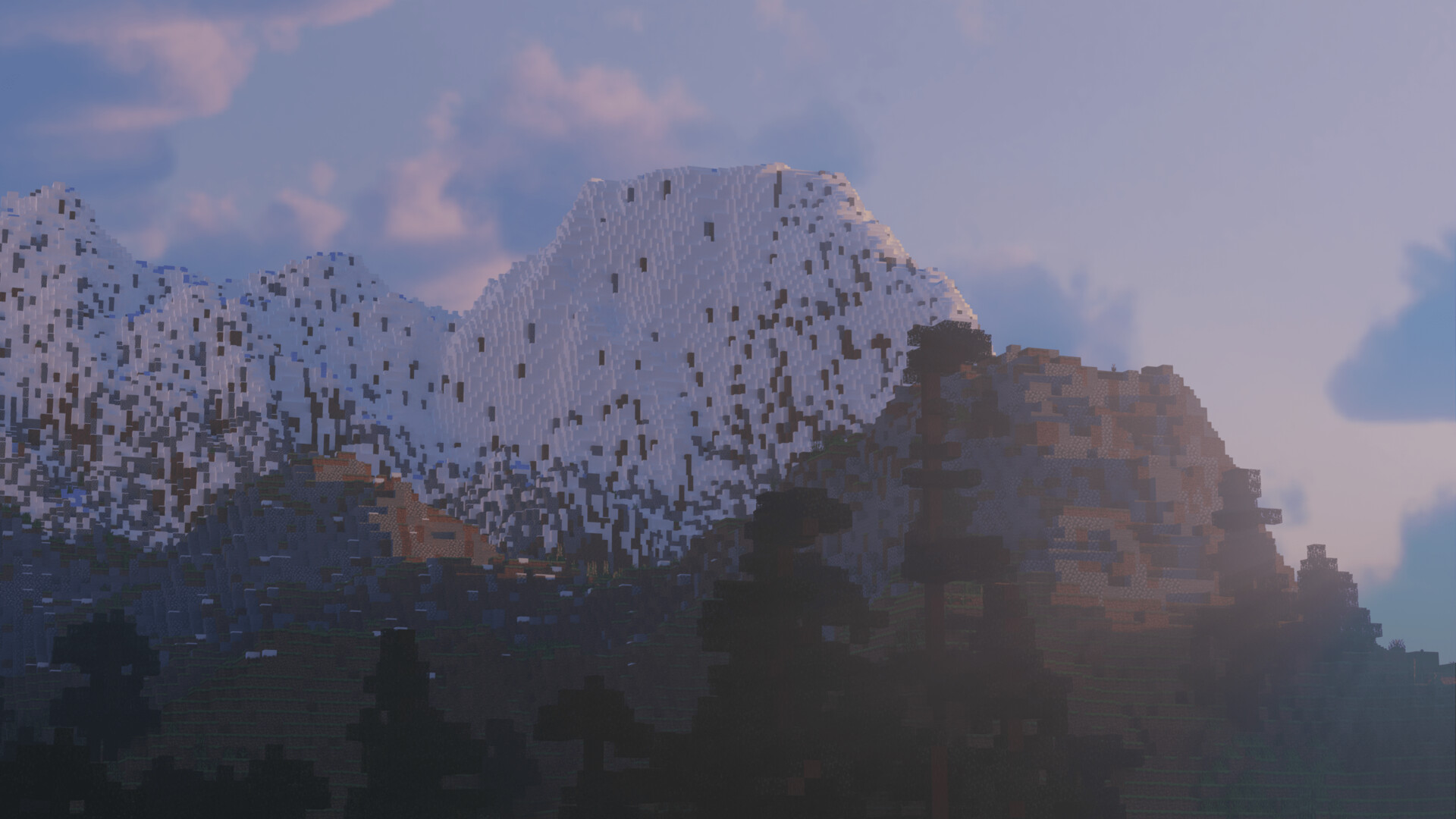 ArtStation - MC Mountains Render
