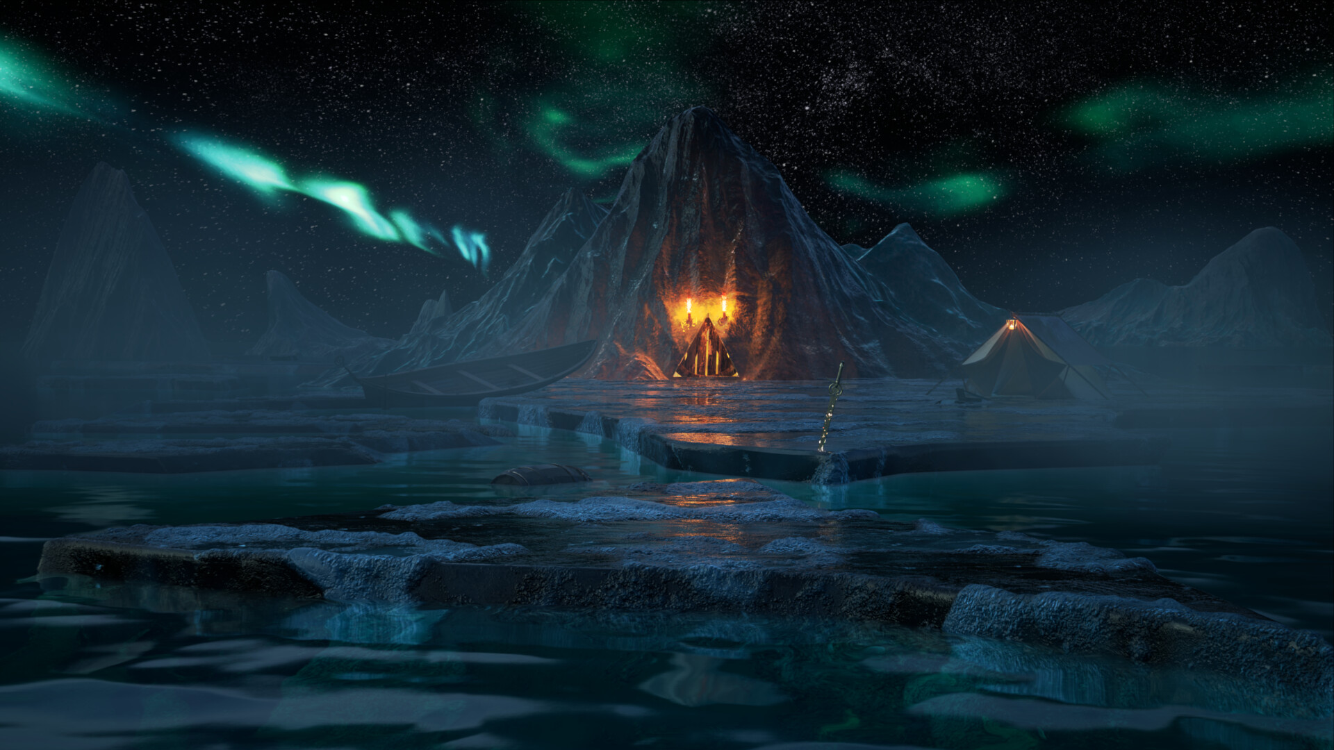 Zach Voaden - Septimus Signus' Outpost, inspired - Environment UE4.