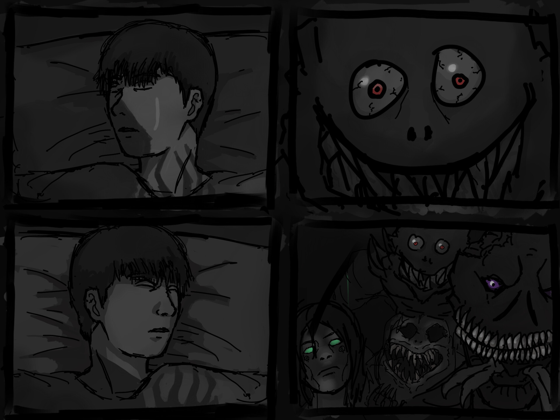 ArtStation - Horror Storyboard