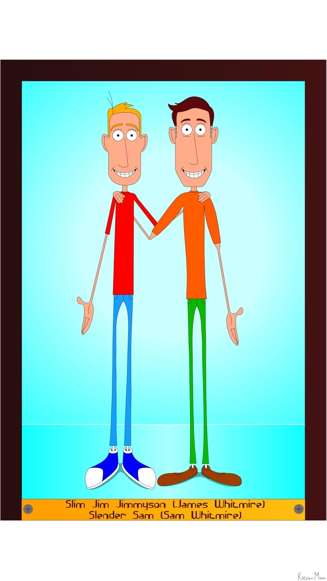 Kieran Mann - Character Designs - Slim Jim Jimmyson