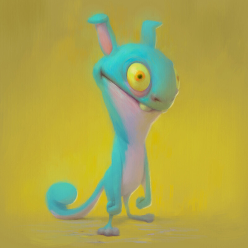 Hanna Frolova - Blue Guy