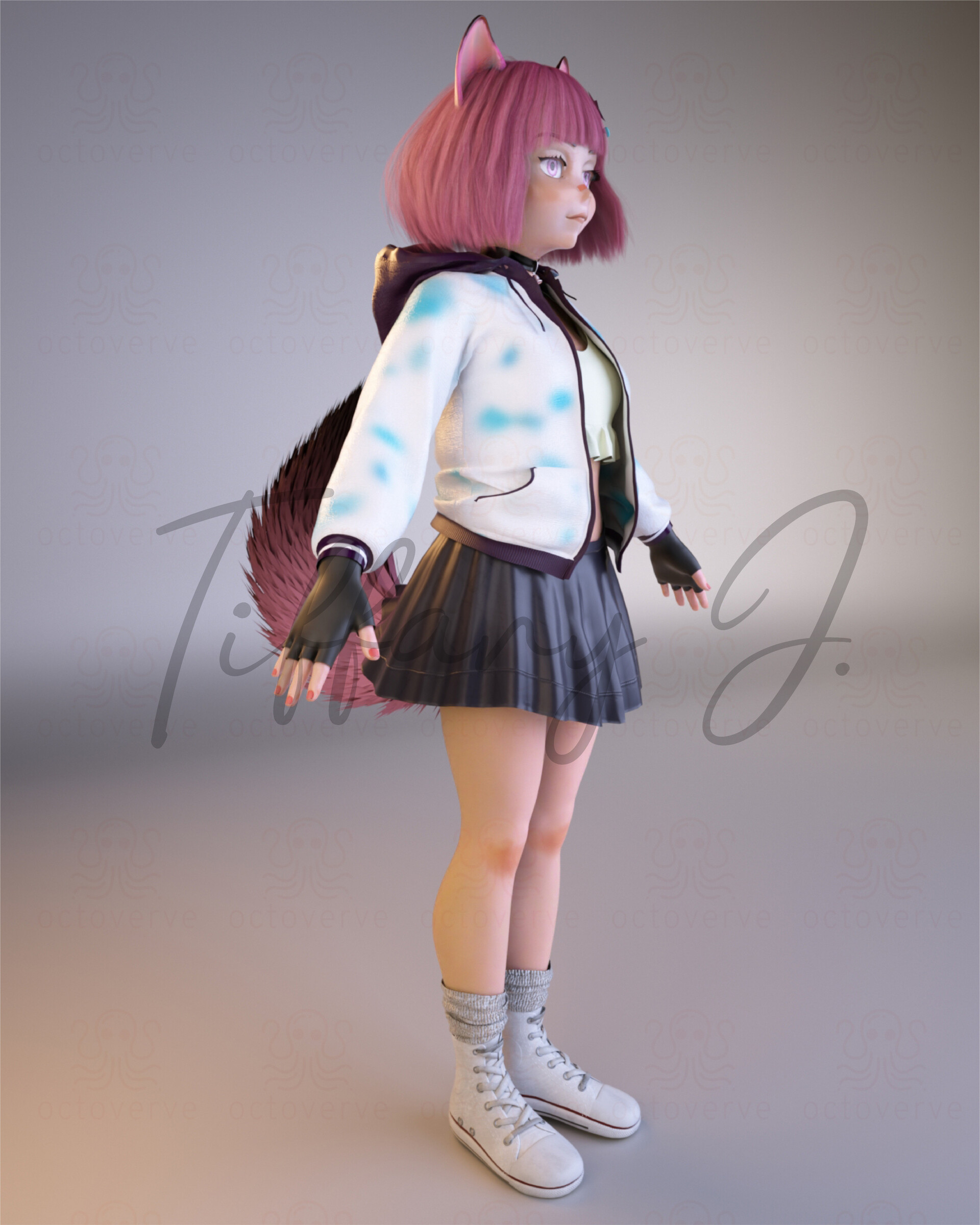 Tiffany James - Vrchat/Vroid & 3D Game Models