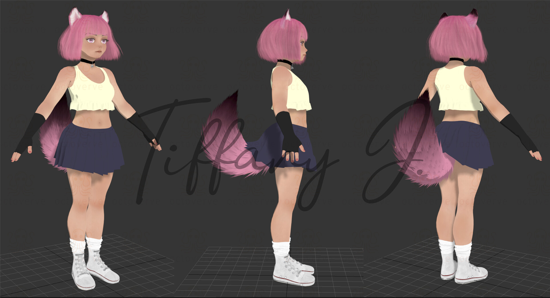 Tiffany James - Vrchat/Vroid & 3D Game Models