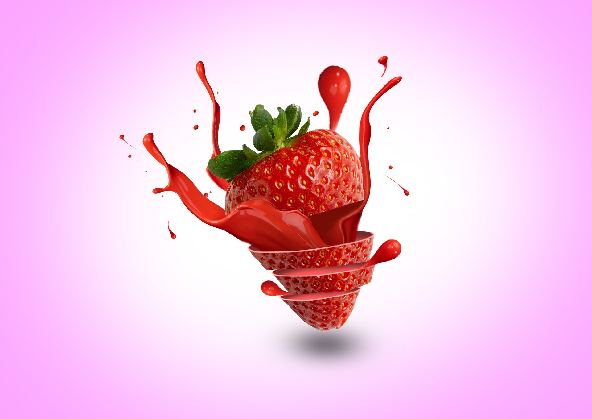 ArtStation - Strawberry digital art