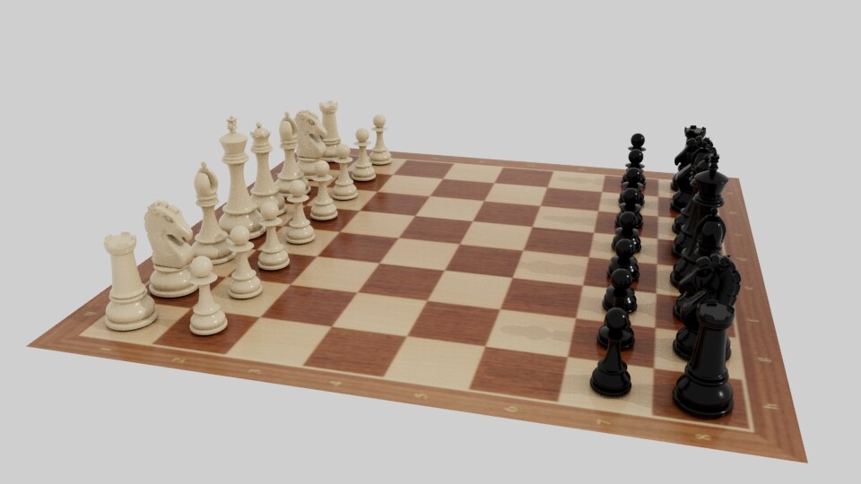 ArtStation - Chess set assignment