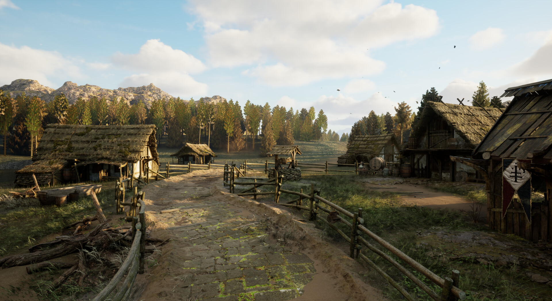 ArtStation - Medieval village