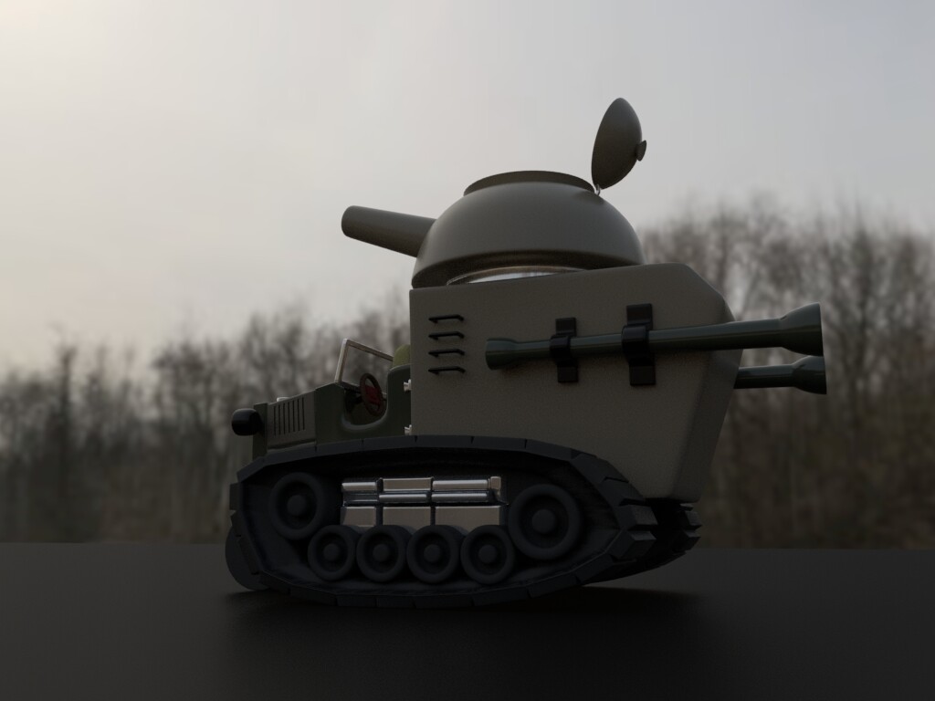 ArtStation - Cartoon Tank