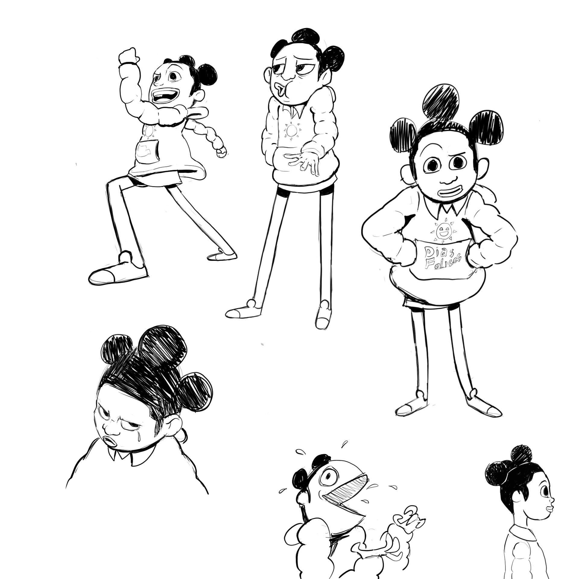 ArtStation - Character Sheet Doodles