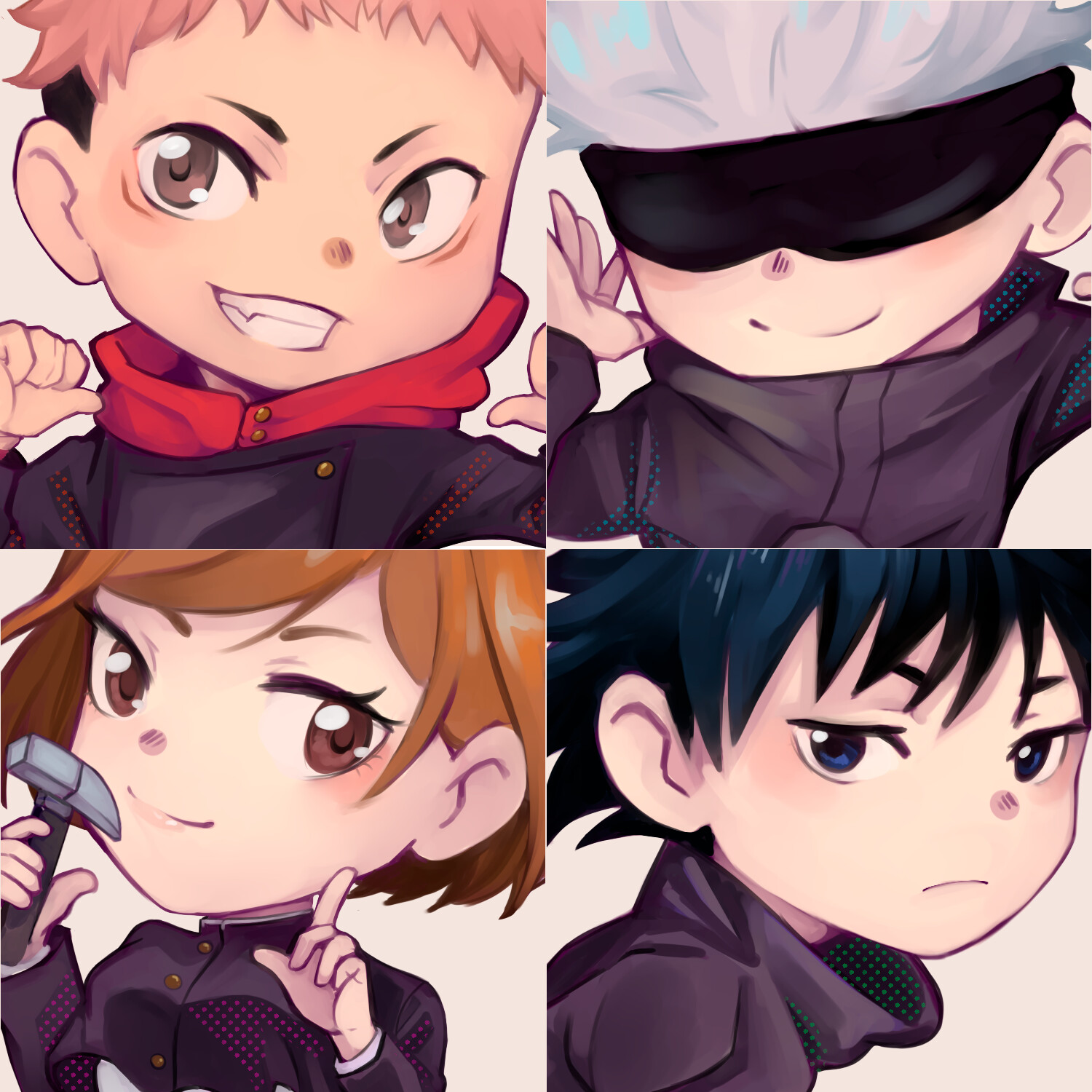 Jujutsu kaisen sticker set by Juliana Sampaio — ProUser.Me