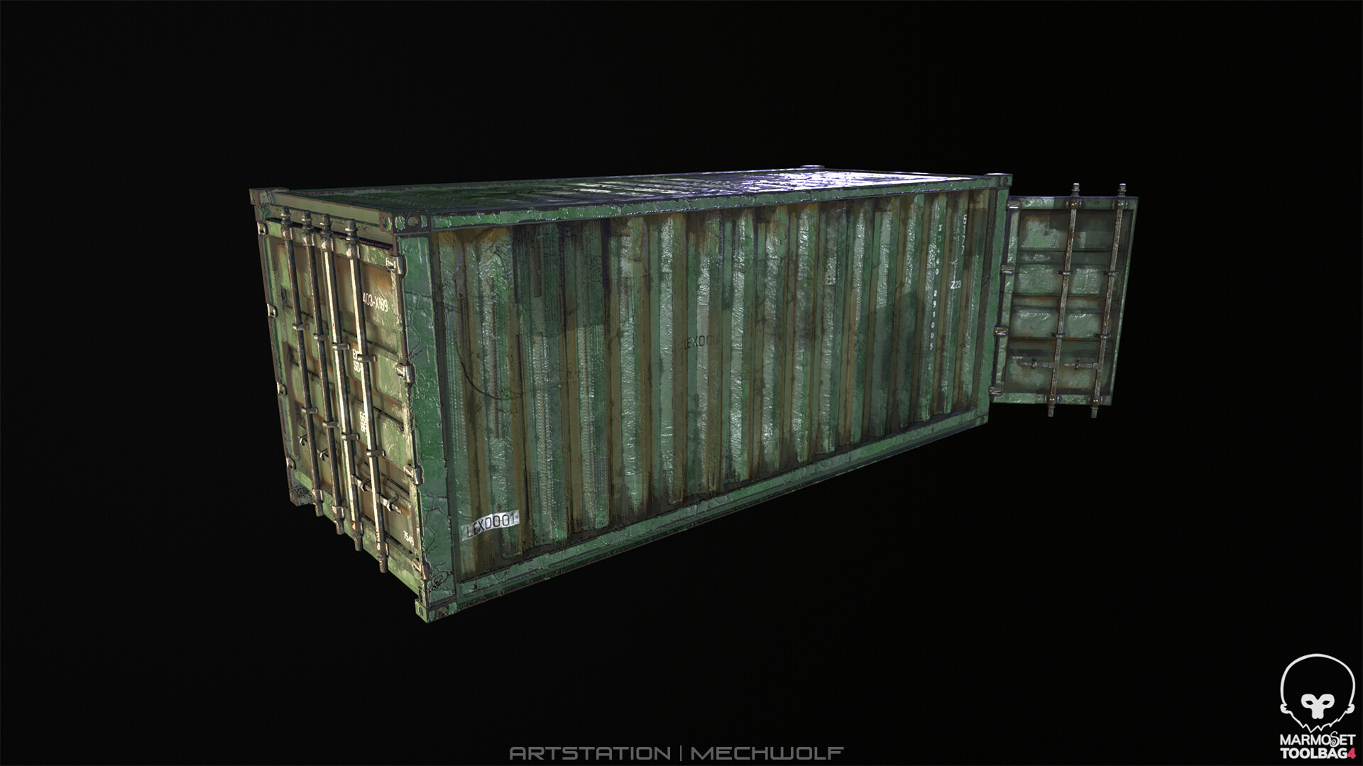 Alex Puh - Shipping Container Worn