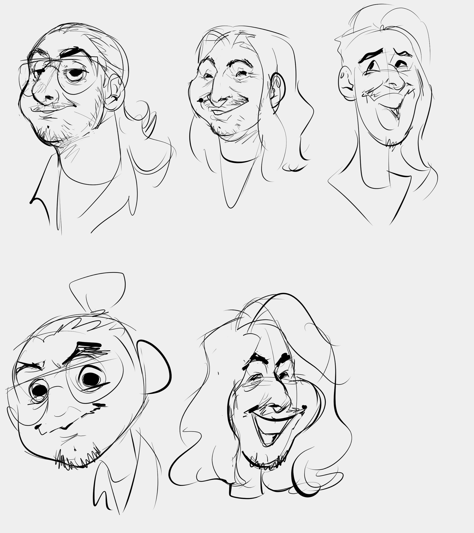 Andy Vasquez - Sketches of Faces 2022-2019