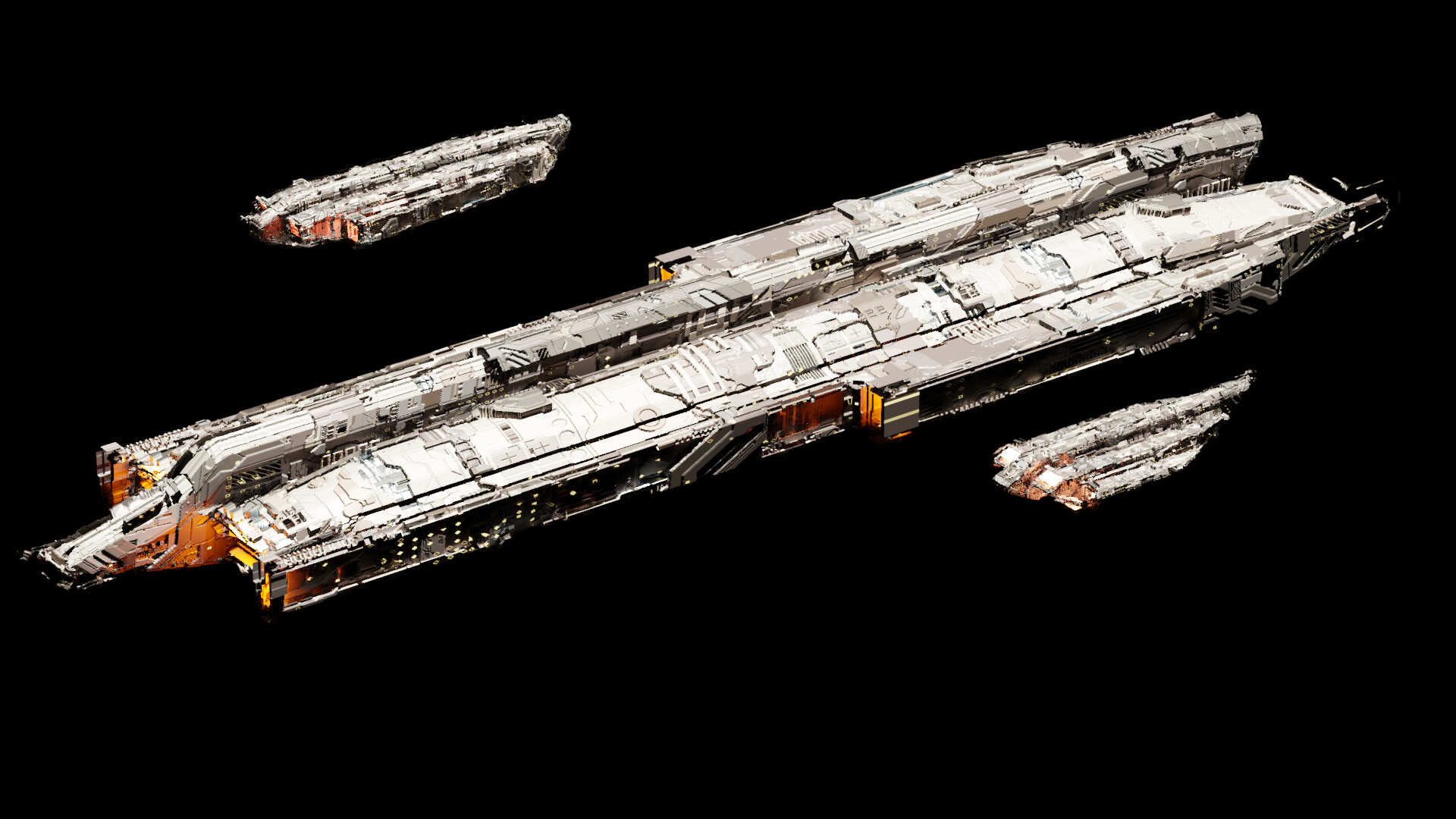 ArtStation - 3d render | Space battleship