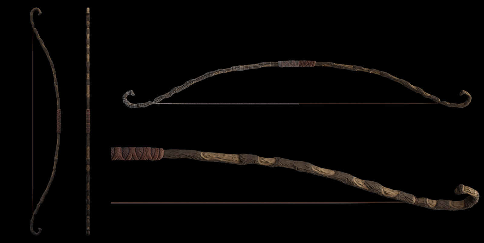 Matt Ciavarella - Stylized Wooden Short Bow