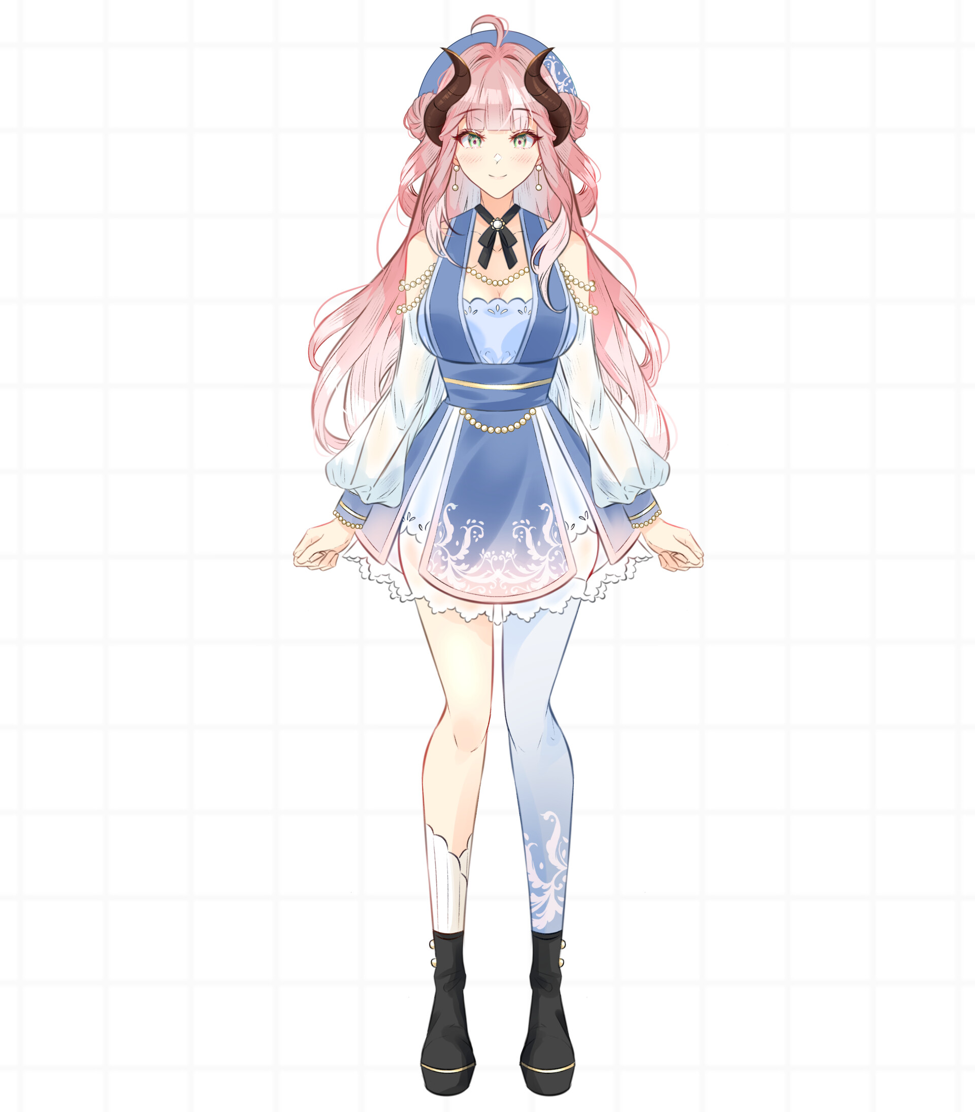 Meisaki - OC design (future art vtuber, Meimei)