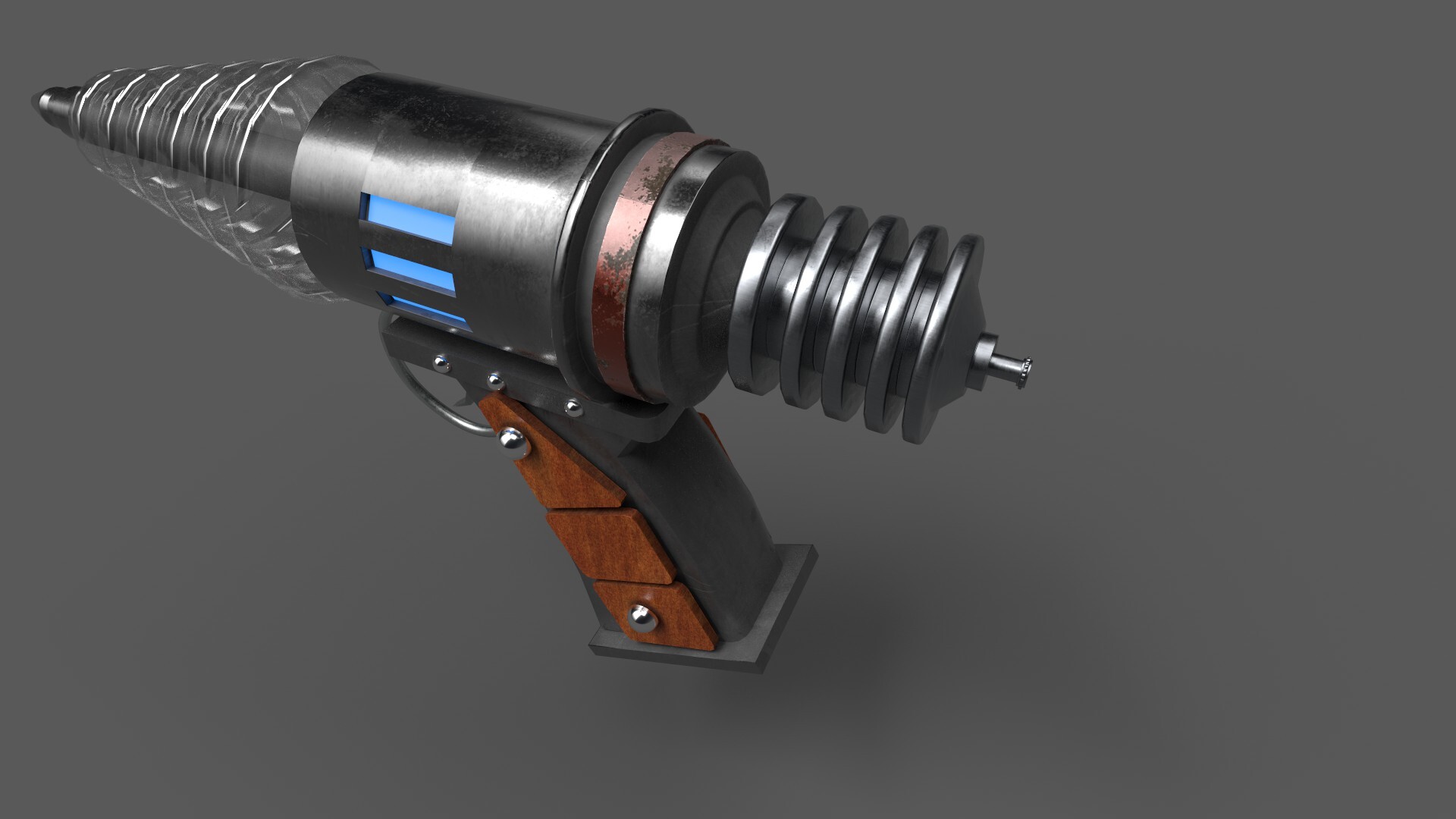 ArtStation - Futuristic ray gun