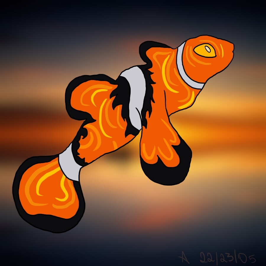 ArtStation - Mermaid Clownfish