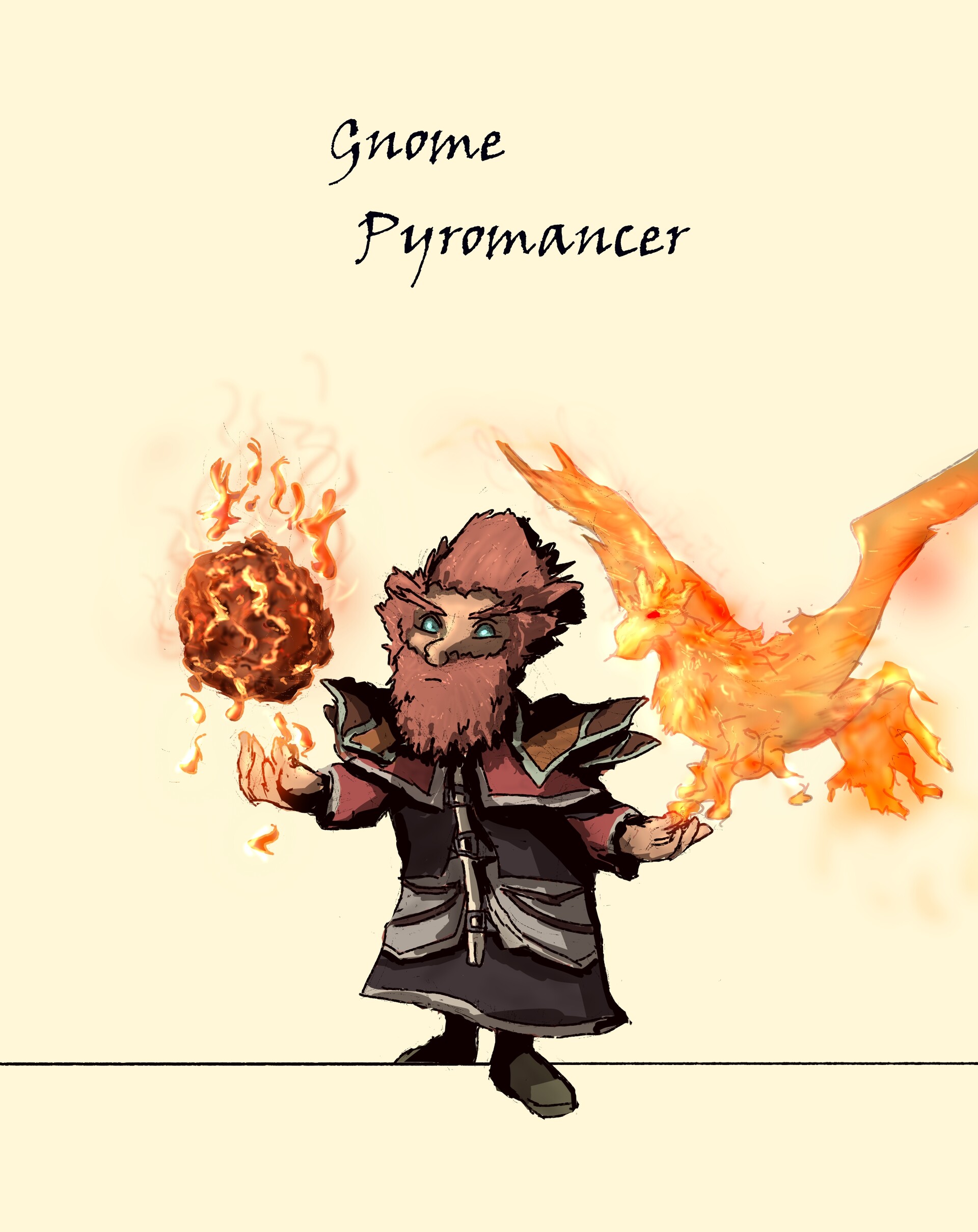 ArtStation - Gnome Pyromancer