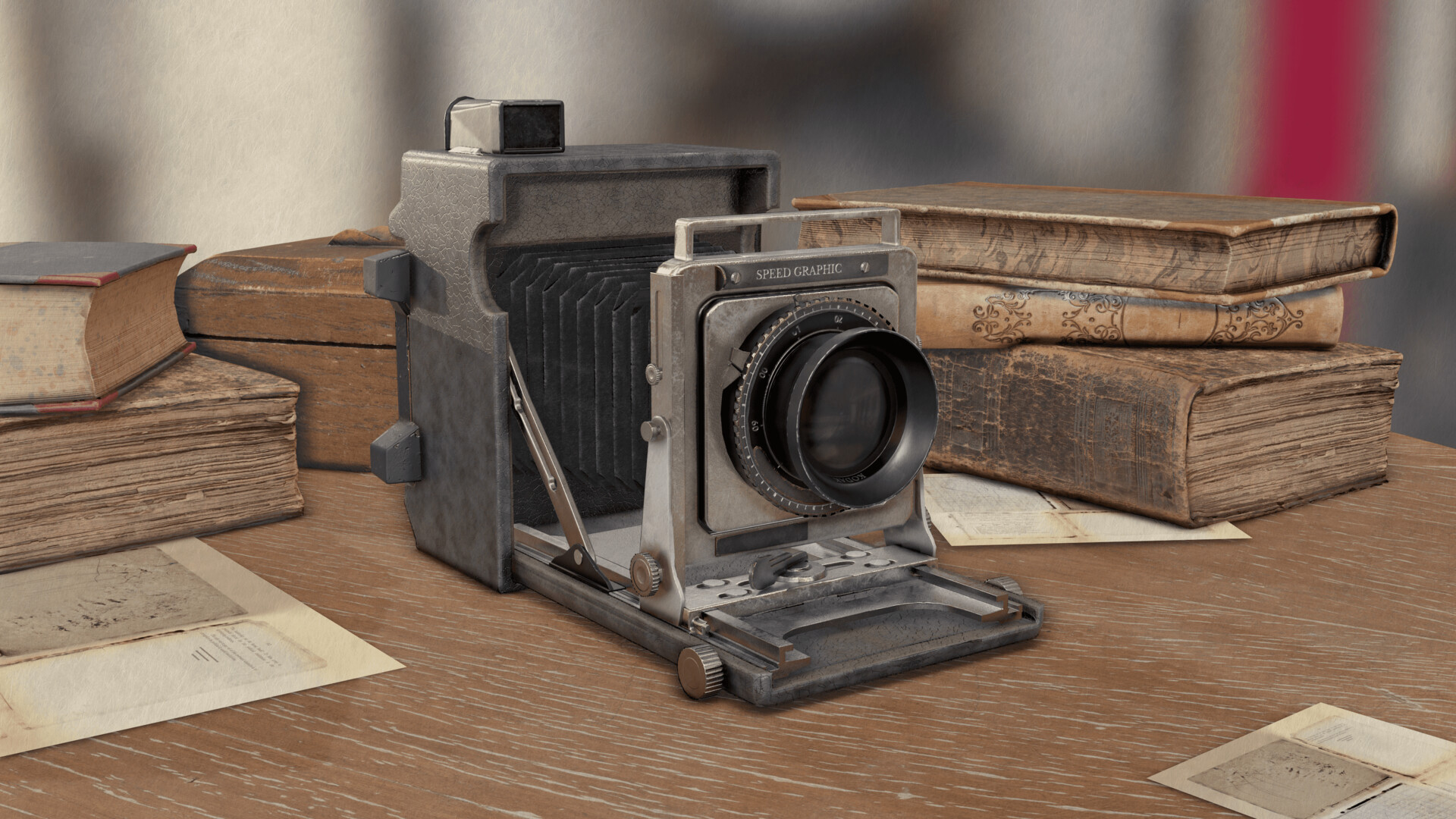 ArtStation - Speed Graphic Camera
