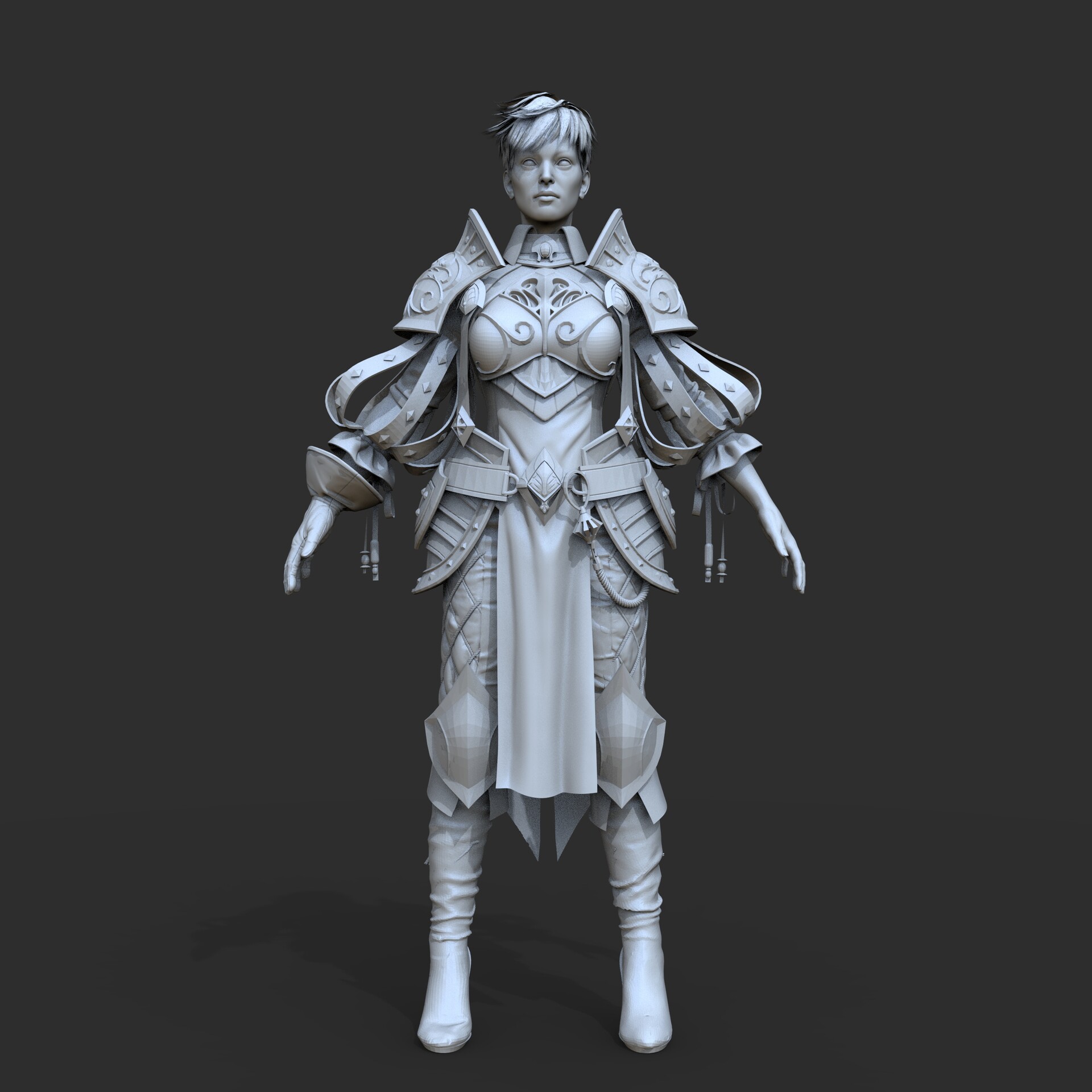 ArtStation - JUYEON JO Knight (Wip)