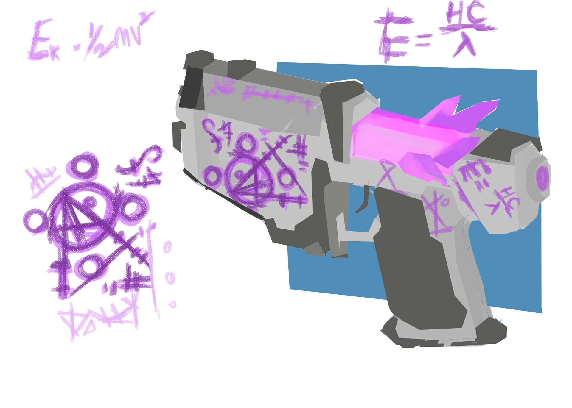 ArtStation - Modern Magic Weapon Design