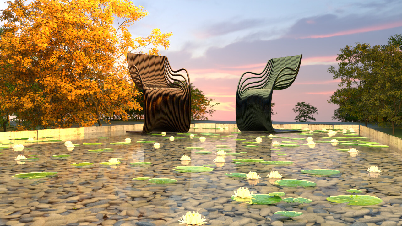 ArtStation - Abstract chairs