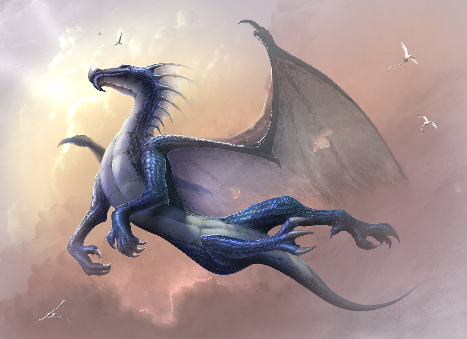 ArtStation - dragon ride