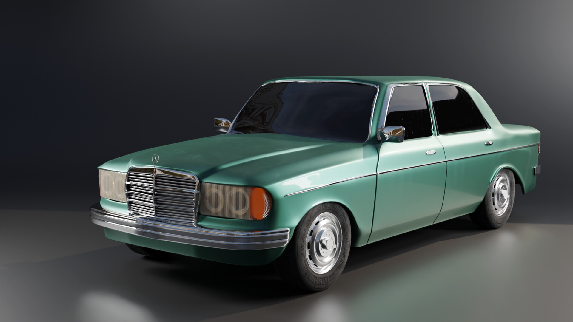 ArtStation - Mercedes Benz 123W