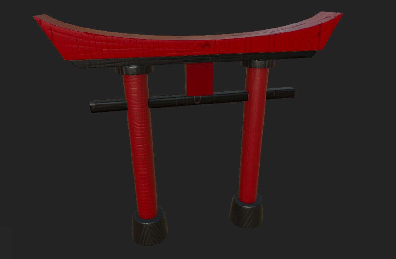 ArtStation - A torii is a traditional Japanese gate most