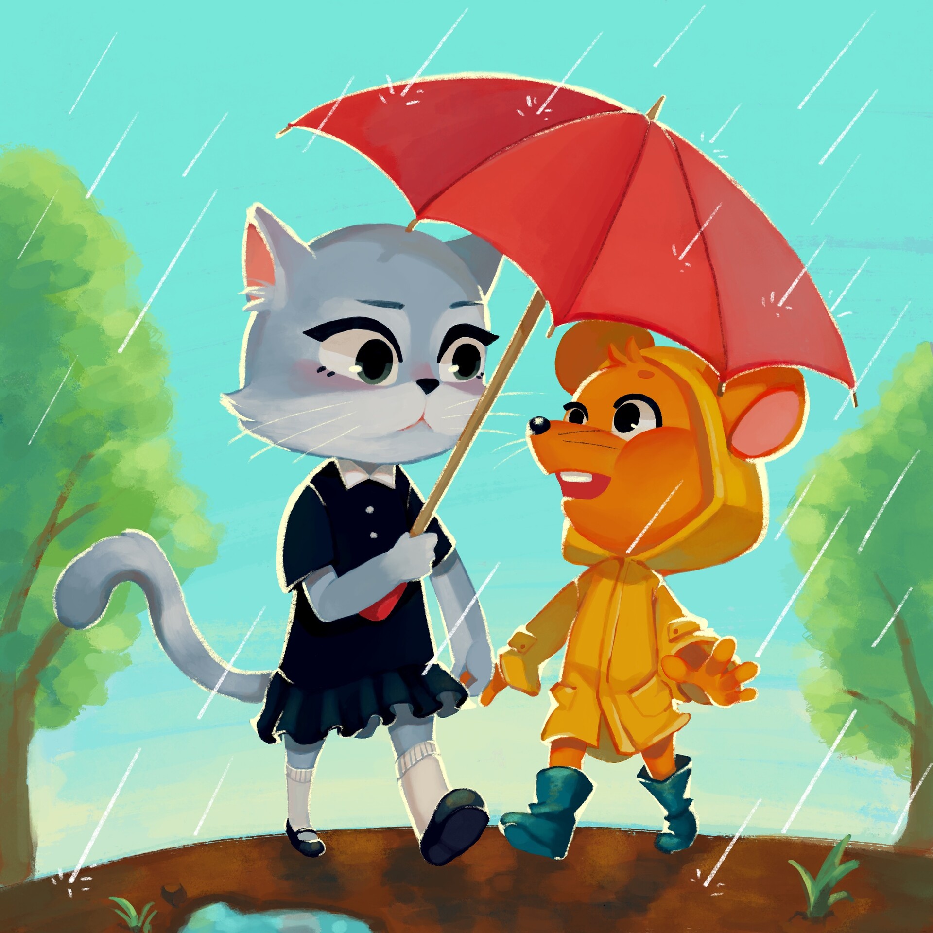 ArtStation - Cat & Mouse