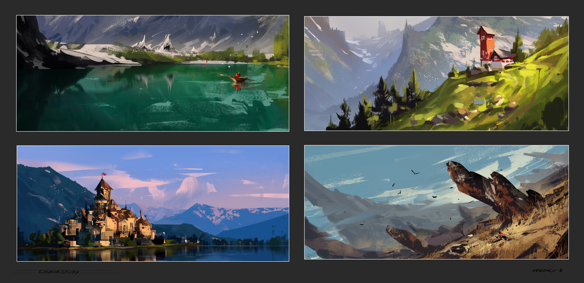 ArtStation - WEEK - 6 COLOR VLAUE