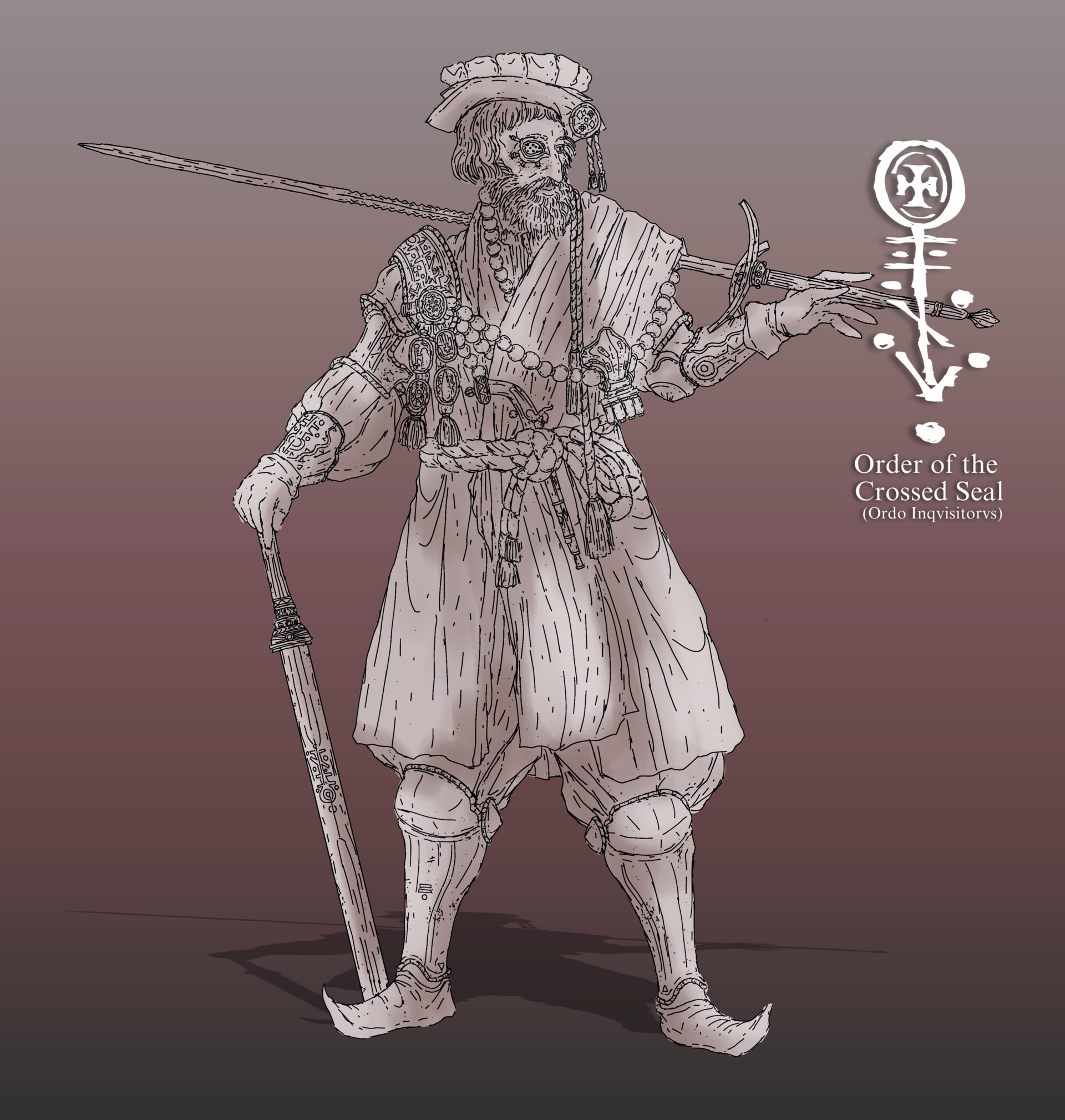 ArtStation - Order of the Crossed Seal Drip