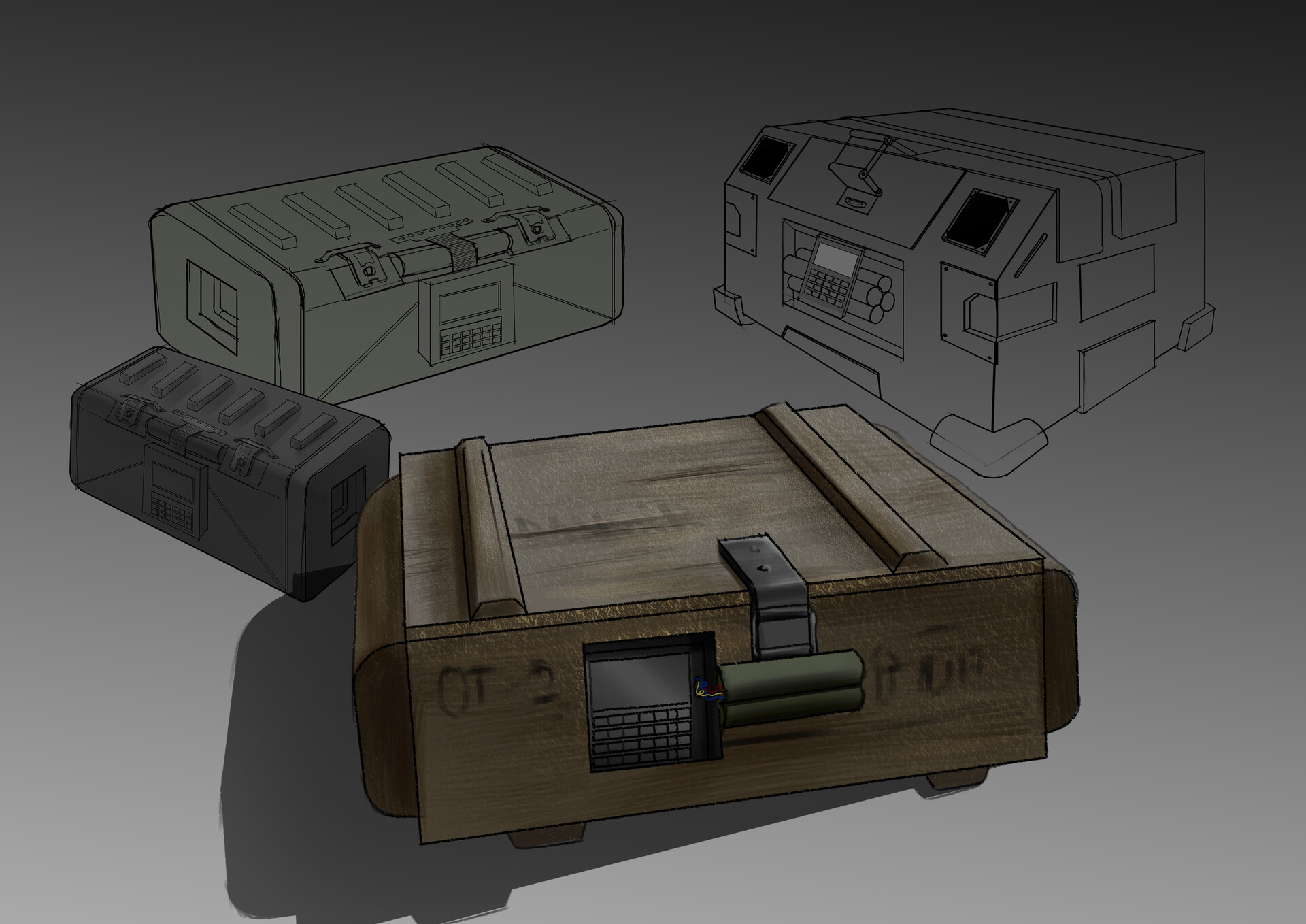 ArtStation - box prop design