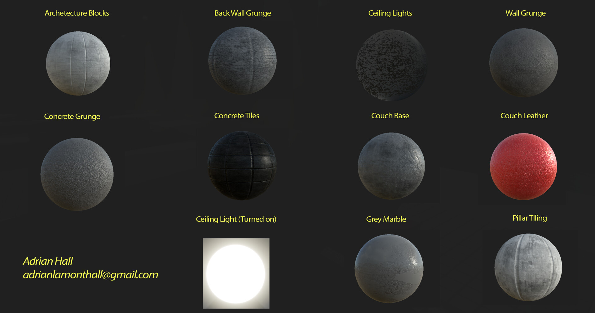 Adrian Hall - Architectural Memorial