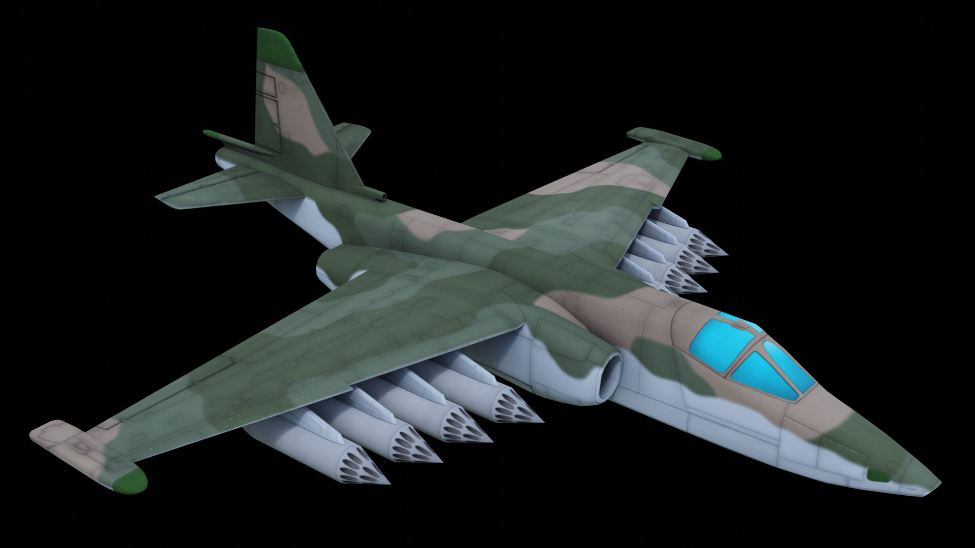 ArtStation - Su-25 Frogfoot for Tabletop Simulator