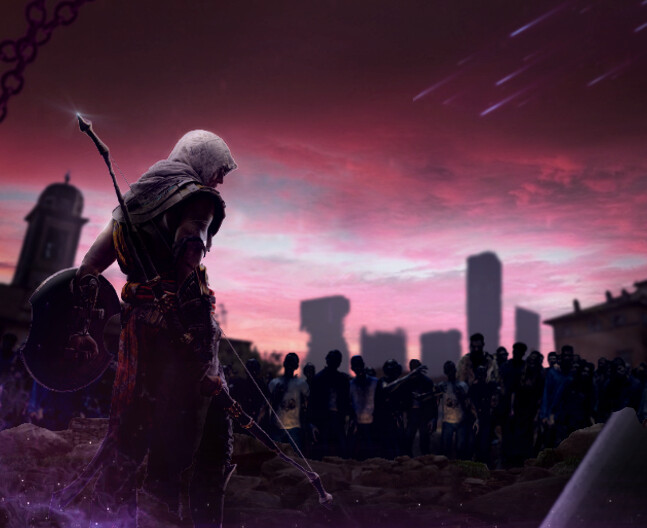 ArtStation - Assassin Creed X walking dead